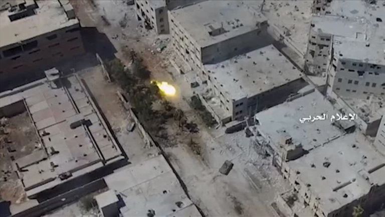 Assad Leaflet Airdrop Pitches Syria Amnesty Deal | World News | Sky News