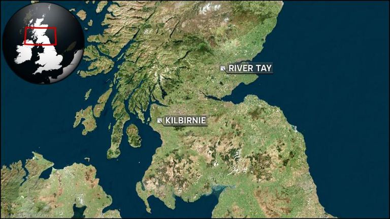 River Tay Search For Teenage Boy Swept Away | UK News | Sky News