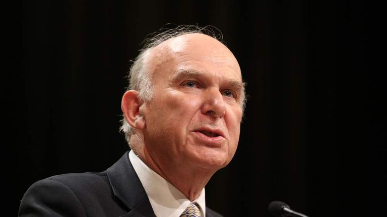 Vince Cable Unveils SME Lending Boost | Money News | Sky News
