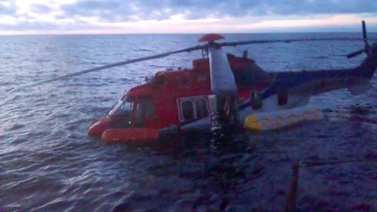 Third Firm Suspends Helicopter Use After Crash | UK News | Sky News