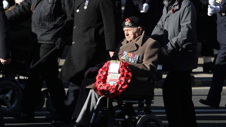 Remembrance Sunday: Tributes To The Fallen | UK News | Sky News