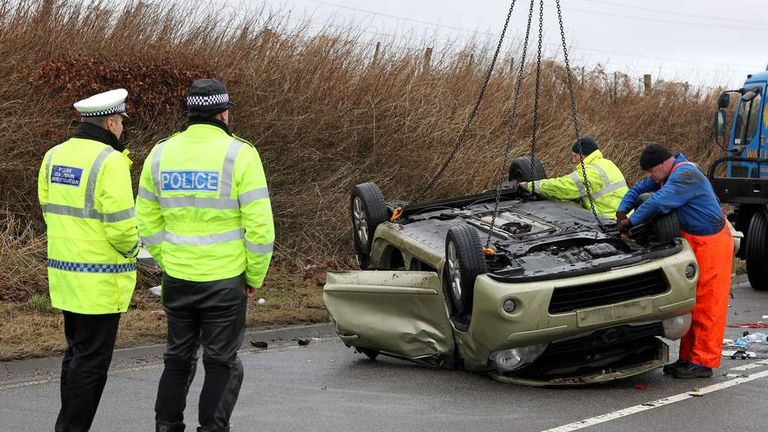 Edinburgh Car Crash Leaves Three Men Dead Uk News Sky News