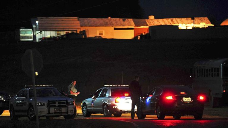 Child Held Hostage After School Bus Shooting | US News | Sky News