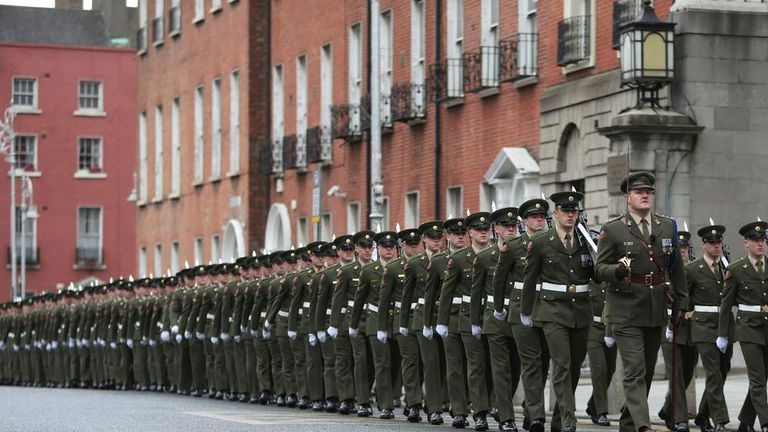 Ireland Marks Centenary Of Irish Volunteers | World News | Sky News