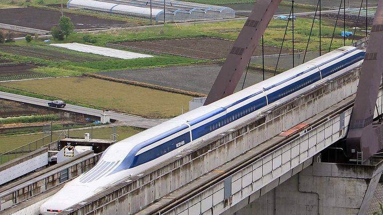 Japan Reveals Details Of New 'Floating' Trains | Science, Climate & Tech News | Sky News