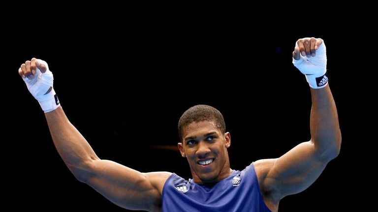 Joshua Celebrates Boxing Gold | Scoop News | Sky News