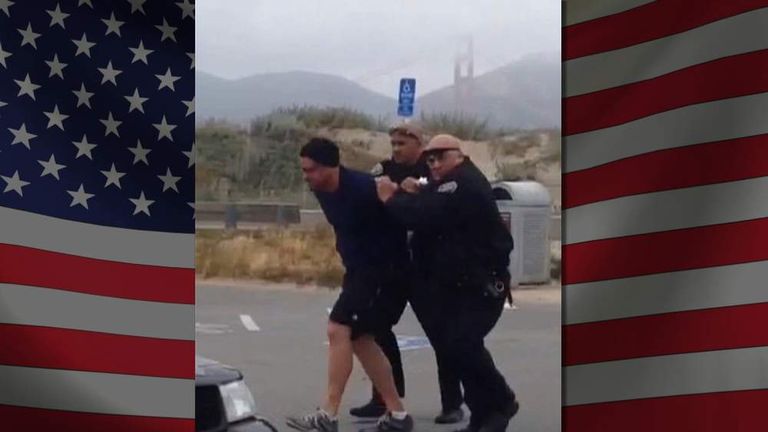 Police Seize Man Hunted By FBI Over Explosives | US News | Sky News