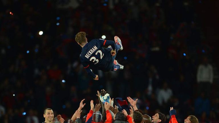 David Beckham's Tearful Farewell In Paris | UK News | Sky News