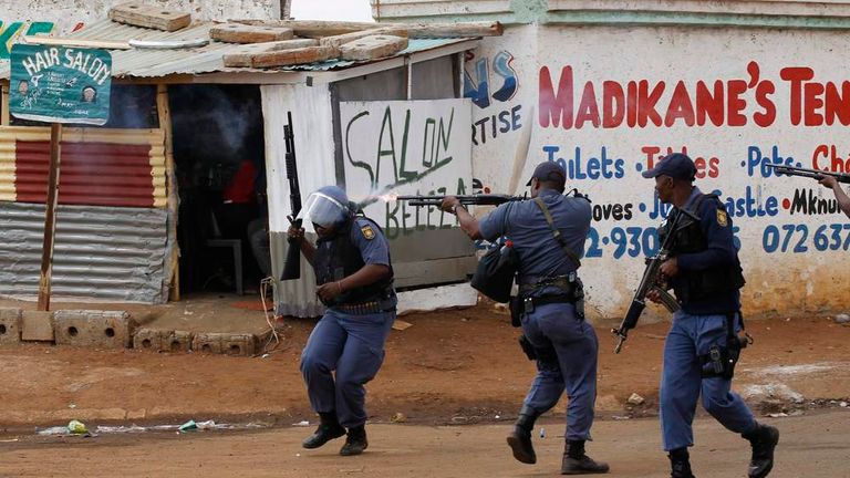 South Africa Gang Members Lynched By Vigilantes | World News | Sky News