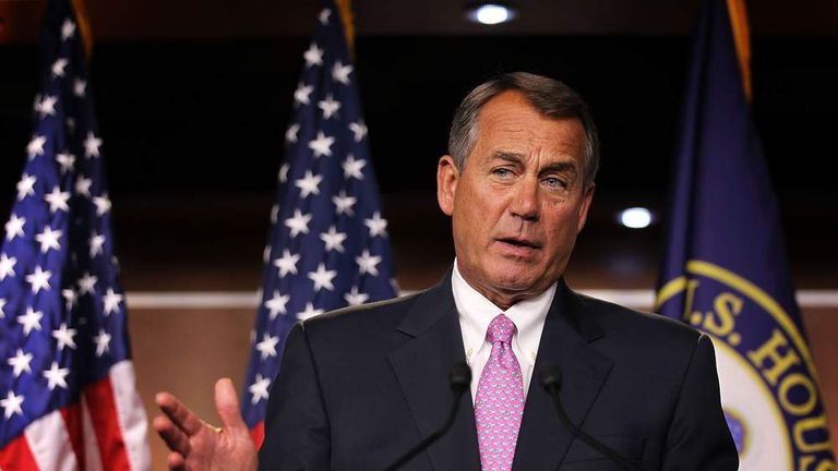 Obama And Boehner Lock Horns Over Fiscal Deal | US News | Sky News