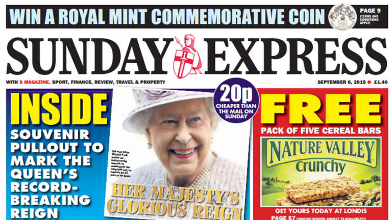 Sunday's National Newspaper Front Pages | UK News | Sky News