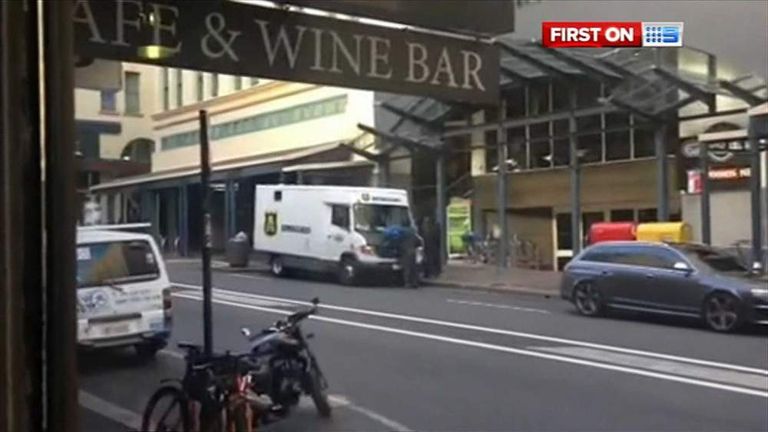 Sydney Armed Robbery Attempt Filmed On Phone World News Sky News