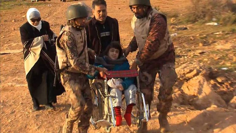 Syria Crisis Refugee Figure Tops Million Mark World News Sky News