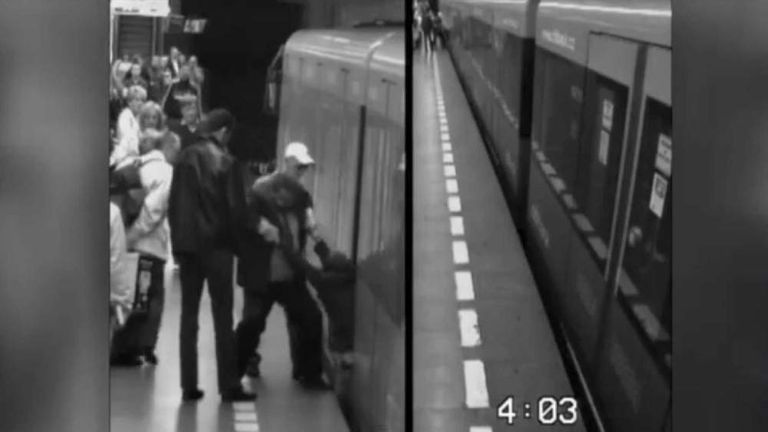 Woman Falls Asleep And Goes Under Train World News Sky News