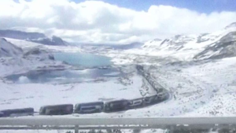 Peru Snow: Tens Of Thousands Stranded | World News | Sky News