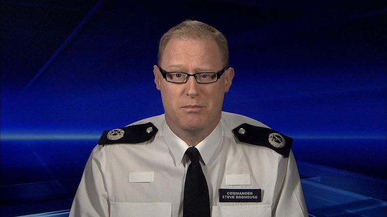 Metropolitan Police Commander Steve Rodhouse