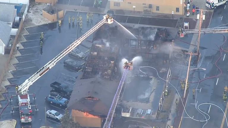 Jersey Shore Motel Fire: Four Killed | US News | Sky News