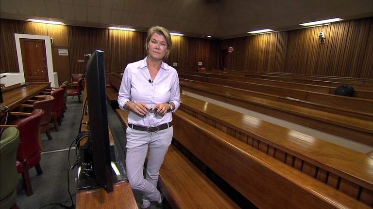 Sky's Special Correspondent Alex Crawford reports from the courtroom ...