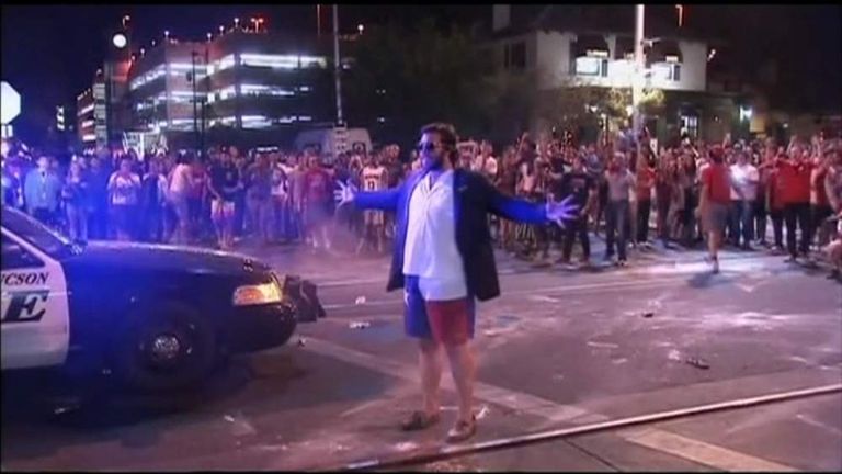 Arizona Students In NCAA Basketball Loss Riot | US News | Sky News