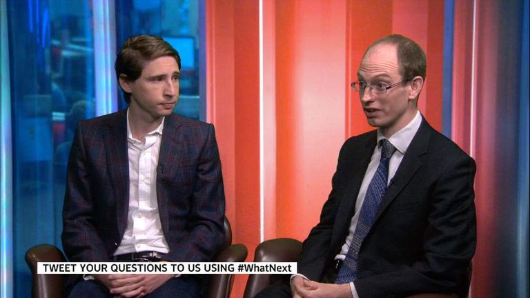 Entrepreneur Dominic McVey (left) and Jude Heaton of the charity Teach ...