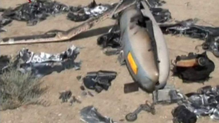 Iran Military Shoots Down Israeli Drone World News Sky News