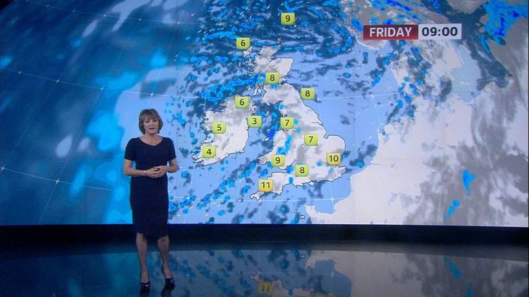 Jo Wheeler has the latest forecast | Scoop News | Sky News
