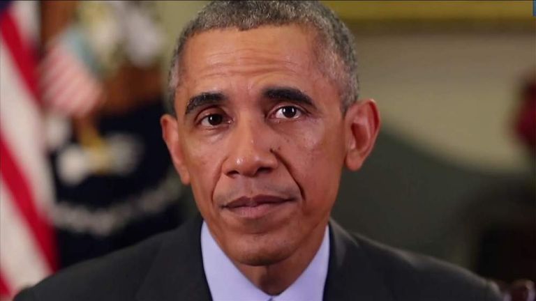 US President Barack Obama