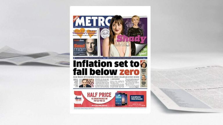 Friday's National Newspaper Front Pages | UK News | Sky News