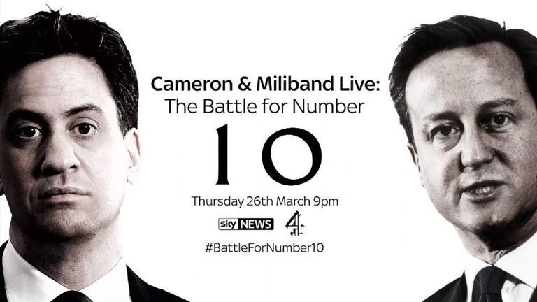 Cameron And Miliband TV Battle Confirmed | Politics News | Sky News