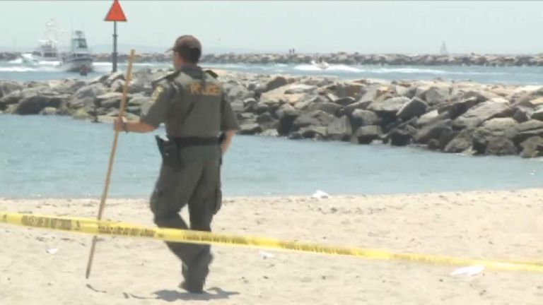 Woman Hurt After Mystery Explosion On Beach | US News | Sky News