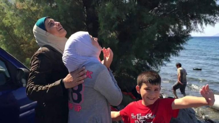 'Thank You, Germany!' Refugee Family Reunited | World News | Sky News