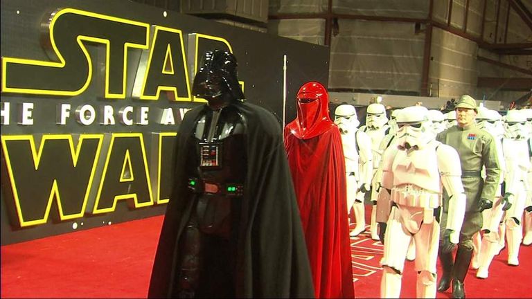 Magic Of Star Wars Returns At London Premiere | Ents & Arts News | Sky News