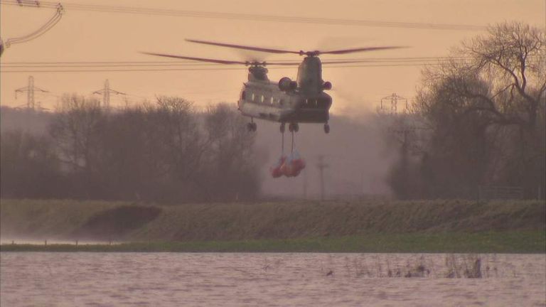 Chinook Helps With Flood Relief In Croston, Lancashire | Scoop News ...