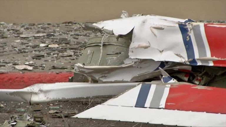 Plane Crash Into Building 'Was Pilot Suicide' | US News | Sky News