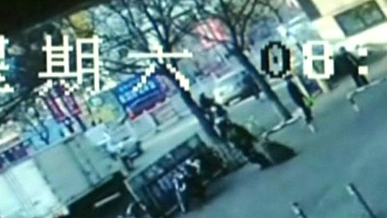 Thief Arrested As He Struggles With His Swag Bag | Scoop News | Sky News