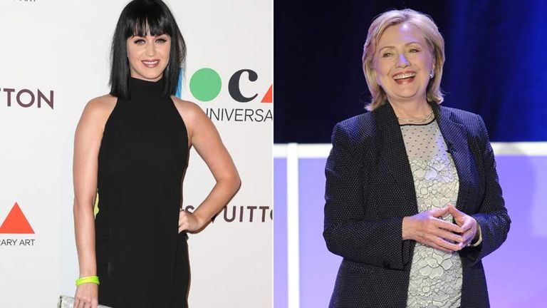 Perry Offers To Write Clinton Campaign Song | Ents & Arts News | Sky News