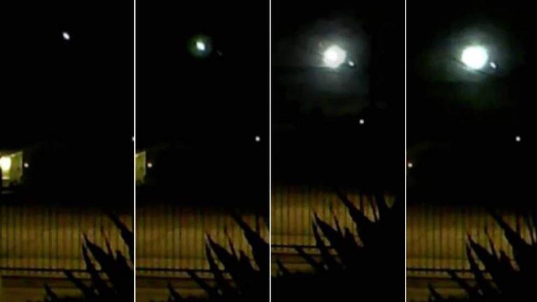Meteor 'Fireball' Lights Up California Sky | US News | Sky News