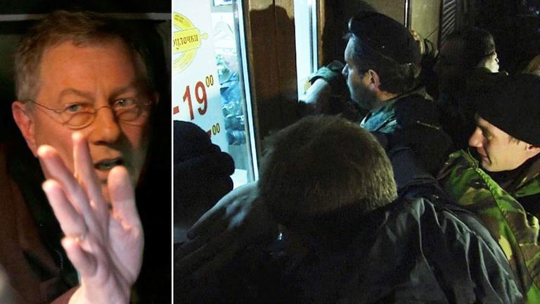 Ukraine: UN Envoy Threatened By Armed Mob | World News | Sky News