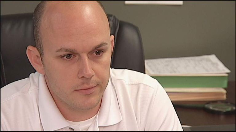 Cop Accidentally Shoots His Mother At Wedding | US News | Sky News