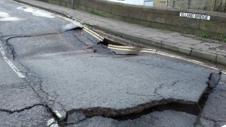 Bridge Collapse Triggers Evacuation Of Homes | UK News | Sky News