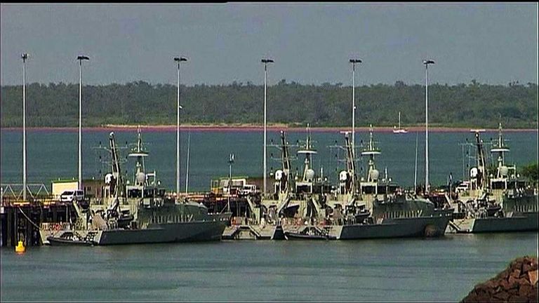 Weapons Stolen In Raid On Australia Navy Base | World News | Sky News