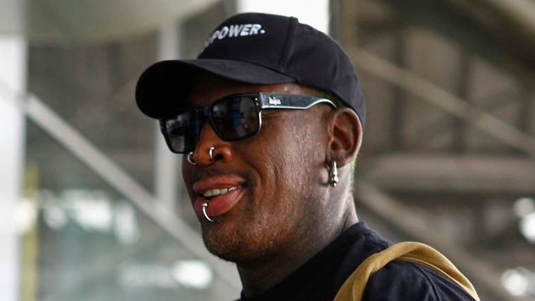 North Korea: Rodman On Return Trip To See Kim | World News | Sky News