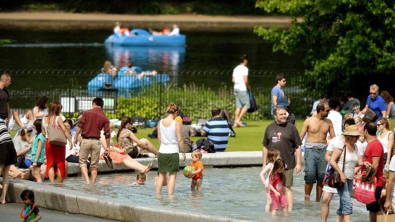 Sizzling Sunday Is Hottest Day Of The Year | UK News | Sky News