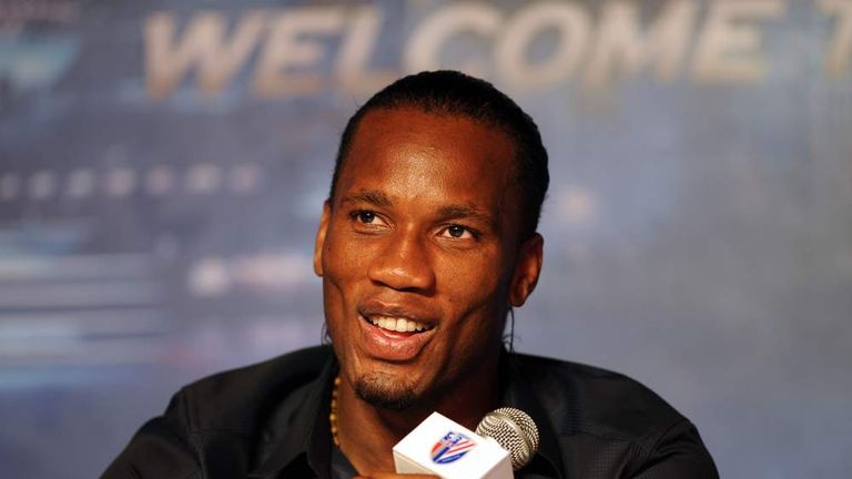 Drogba Unveiled In Shanghai | Scoop News | Sky News