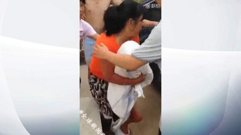 Chinese Child 'Hacked 30 Times' In Abuse Case | World News | Sky News