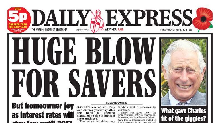 Friday's National Newspaper Front Pages | UK News | Sky News