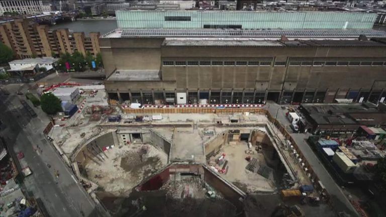 Oil Tanks Transformed Into Art Gallery Space | Ents & Arts News | Sky News