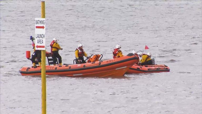 Missing Boy Named As Sea Search Continues | UK News | Sky News