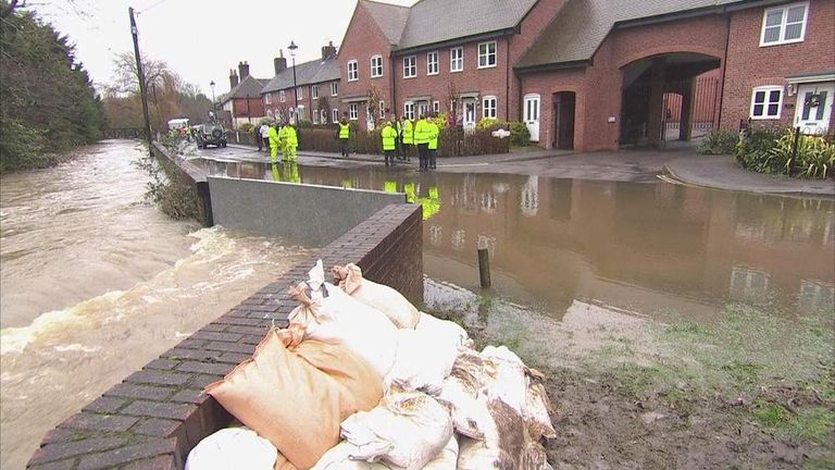 Flood Defences Pushed To Limit As More Rain Due | UK News | Sky News