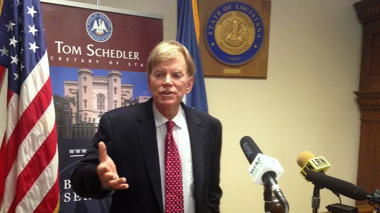 Ex-Ku Klux Klan Leader Runs For US Senate | US News | Sky News